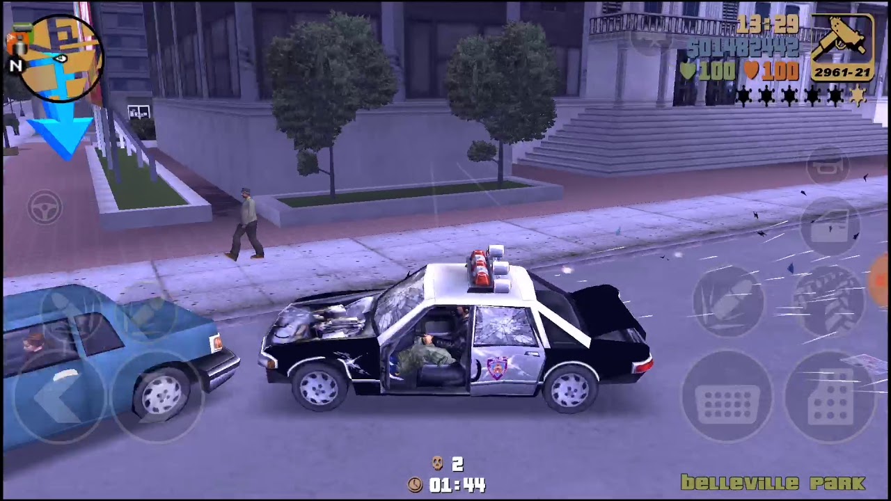 GTA III (Android) 100% Walkthrough Part 42 / Vigilante (Staunton Island ...