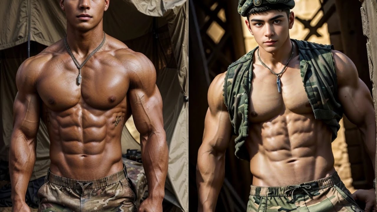 MuscularSoldierㅣ#menai #aivlog #aiartworkㅣ [ Men's vlog ] - YouTube