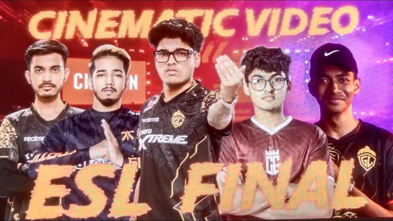 ESL India Lan Final Cinematic Video |#bgmi #pubg #lan #esl - YouTube