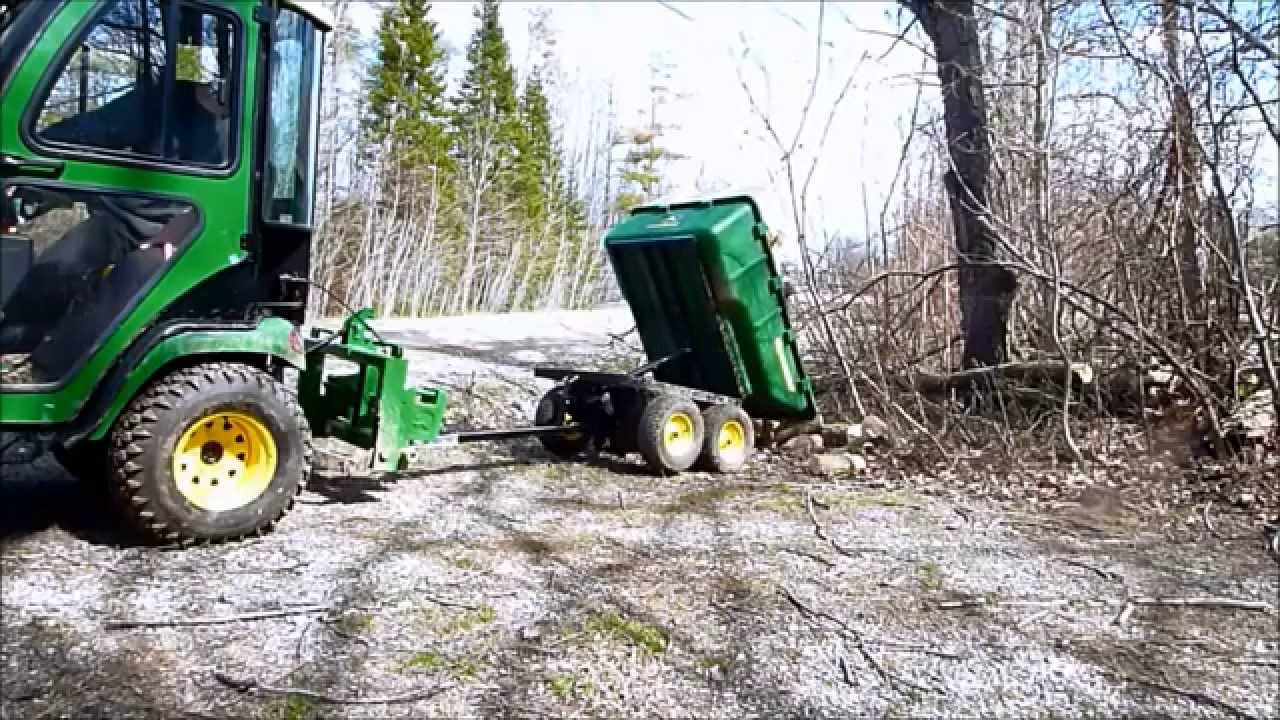 John Deere 17P Tandem Dump Cart - YouTube