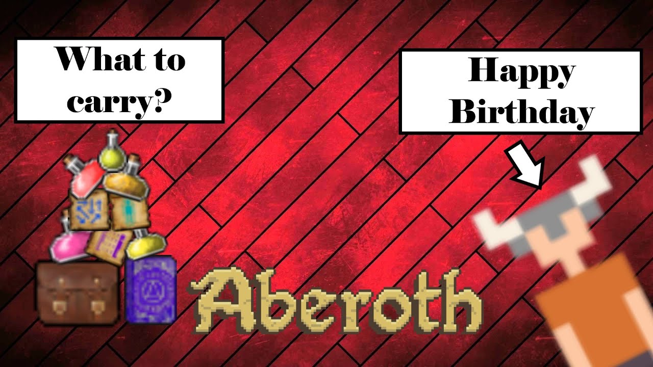 WHAT to carry against PLAYER KILLERS? - Aberoth - YouTube