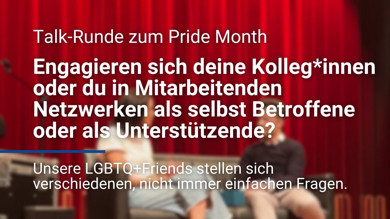 Engagieren sich deine Kolleg*innen oder du in Mitarbeitenden_Netzwerken...? - YouTube
