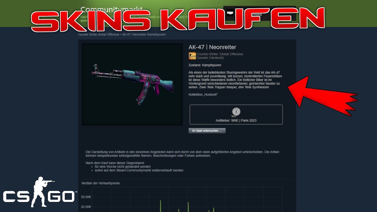 CSGO Skins/Waffen KAUFEN über STEAM und SKINPORT | Tutorial - YouTube