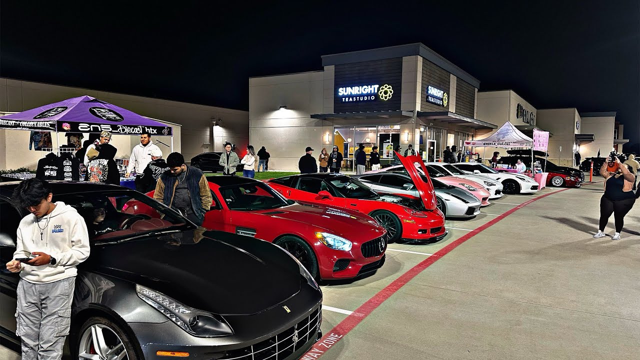 Insane Houston Car Meet & Downtown POV!!! 🤯🤧🔥 - YouTube