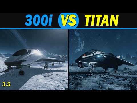 Star Citizen: 300i VS Titan - Multi purpose light cargo haulers. - YouTube