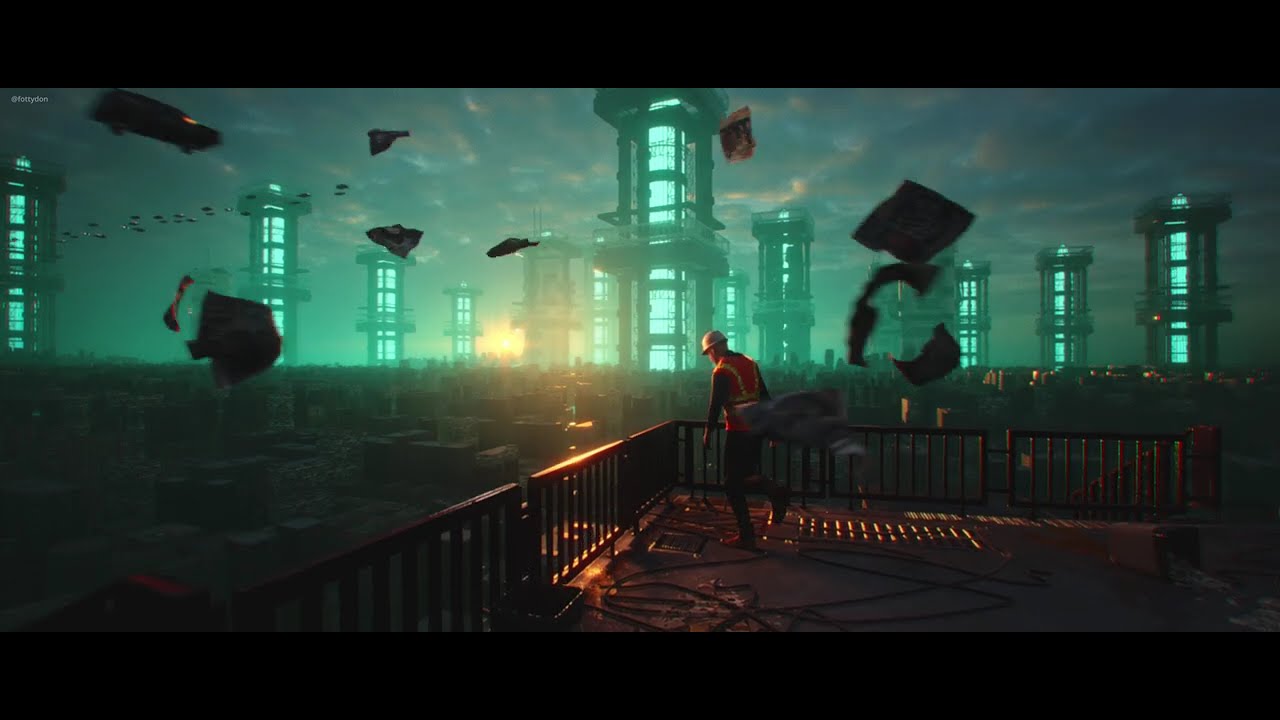 I Created a Sci-Fi Dystopian World – Unreal Engine 5 & Blender ...