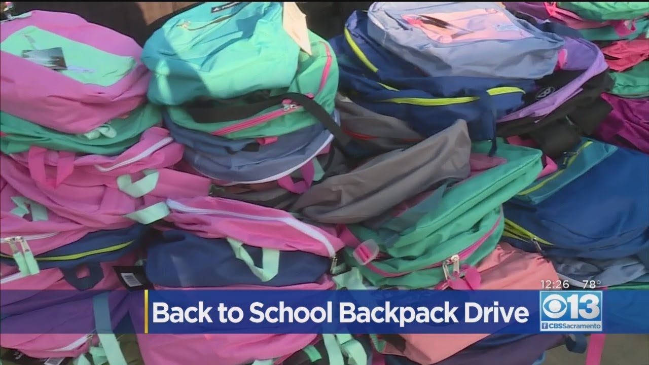 Back To School Backpack Drive - YouTube