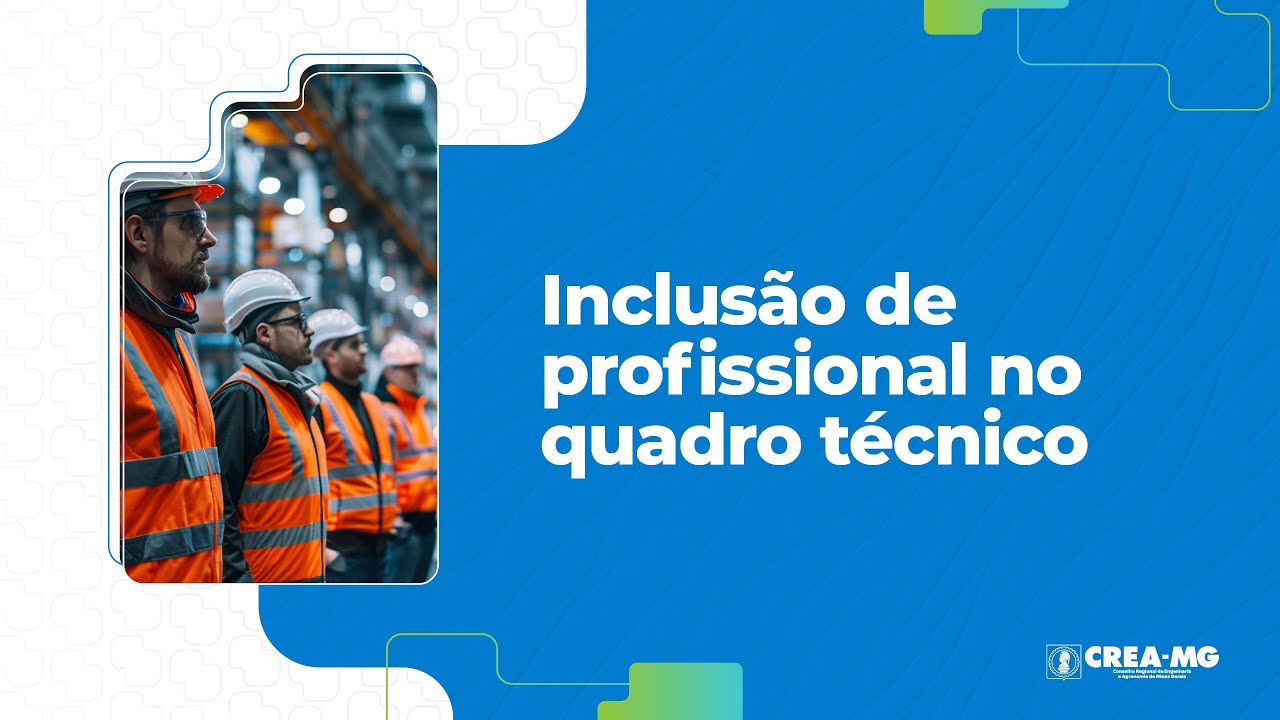 [Crea-MG] Inclusão de profissional no Quadro Técnico - YouTube