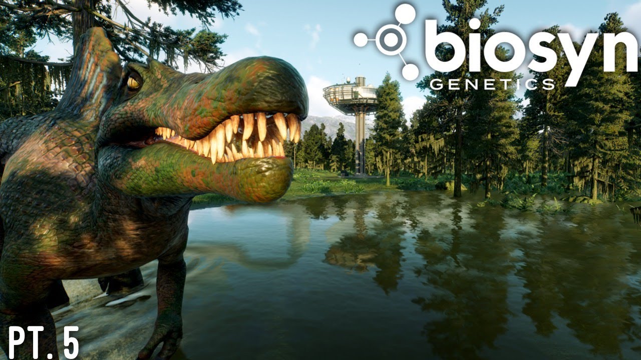 Spinosaurus Swamp in Biosyn Sanctuary! Biosyn Pt.5 - YouTube