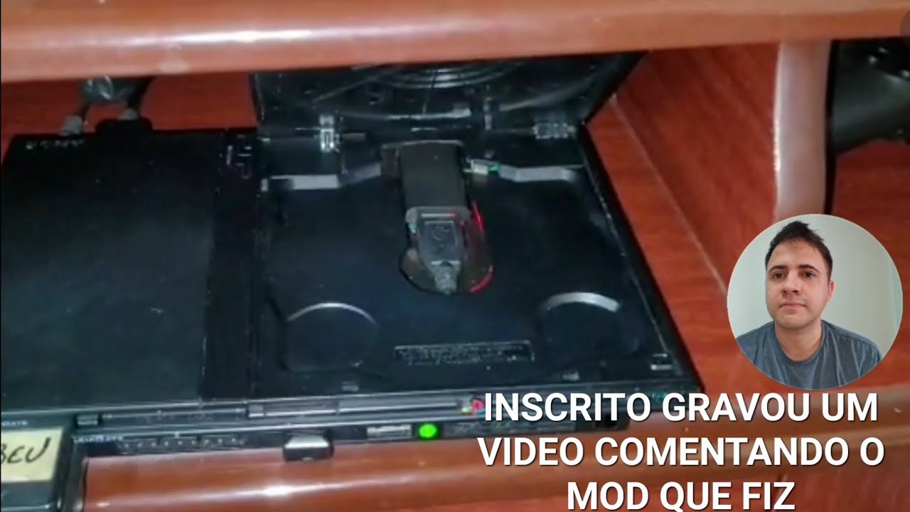 Inscrito fez um curto review do PS2 Slim MOD (dentro: 1TB HDD ...