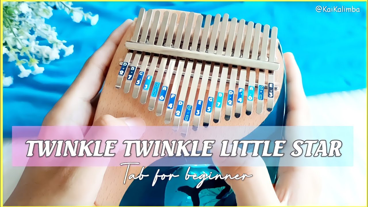 [EASY KALIMBA TAB] Twinkle Twinkle Little Star | Resin Kalimba Cover ...
