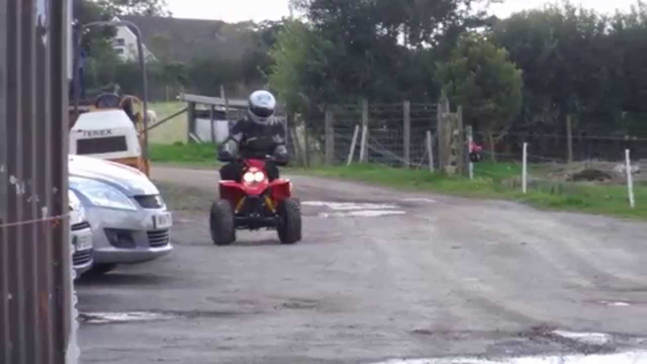 New Quadzilla R100 quad, test driven by our very own Stigg - YouTube