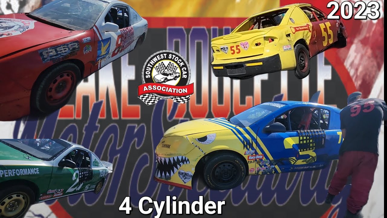 Lake Doucette Motor Speedway 4cylinder feature race 09/23/23 - YouTube