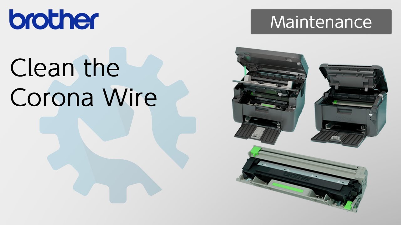 Clean the Corona Wire [Brother Global Support] - YouTube