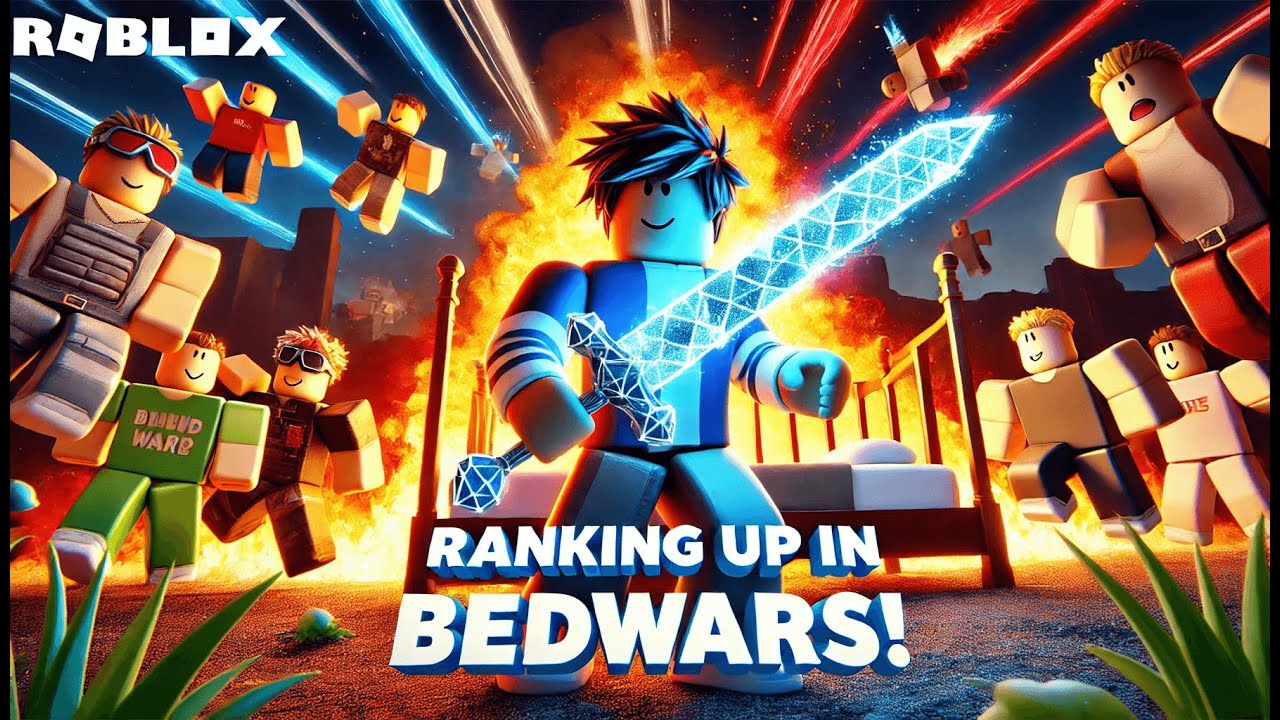 Ranking Up in Roblox BedWars! 🛏️ Intense Battles! - YouTube