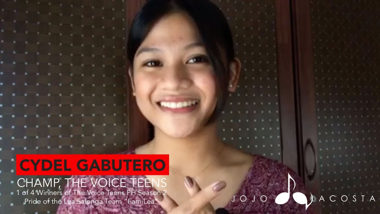 Cydel Gabutero: "When it comes to singing we are not just working with ...