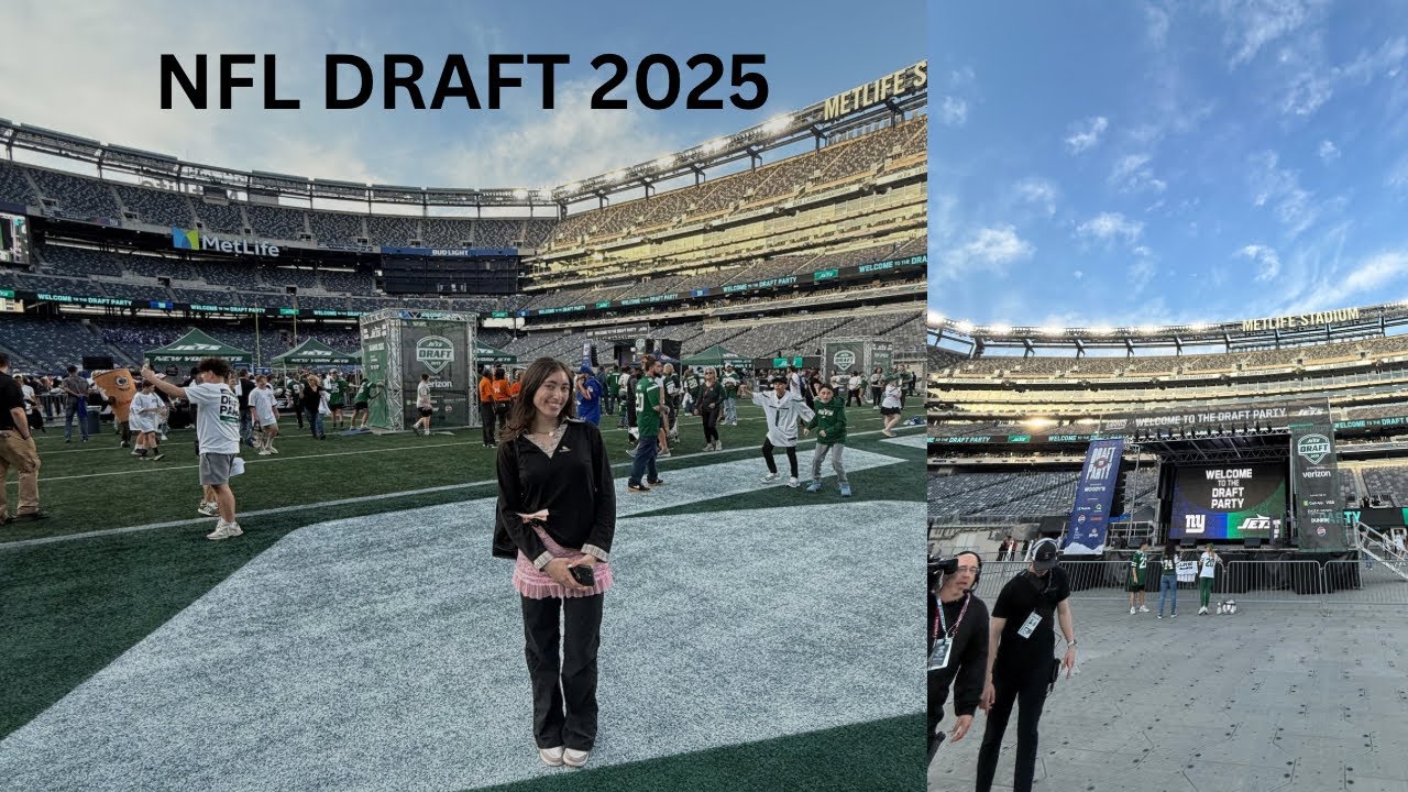 NFL DRAFT @ METLIFE !!! - YouTube