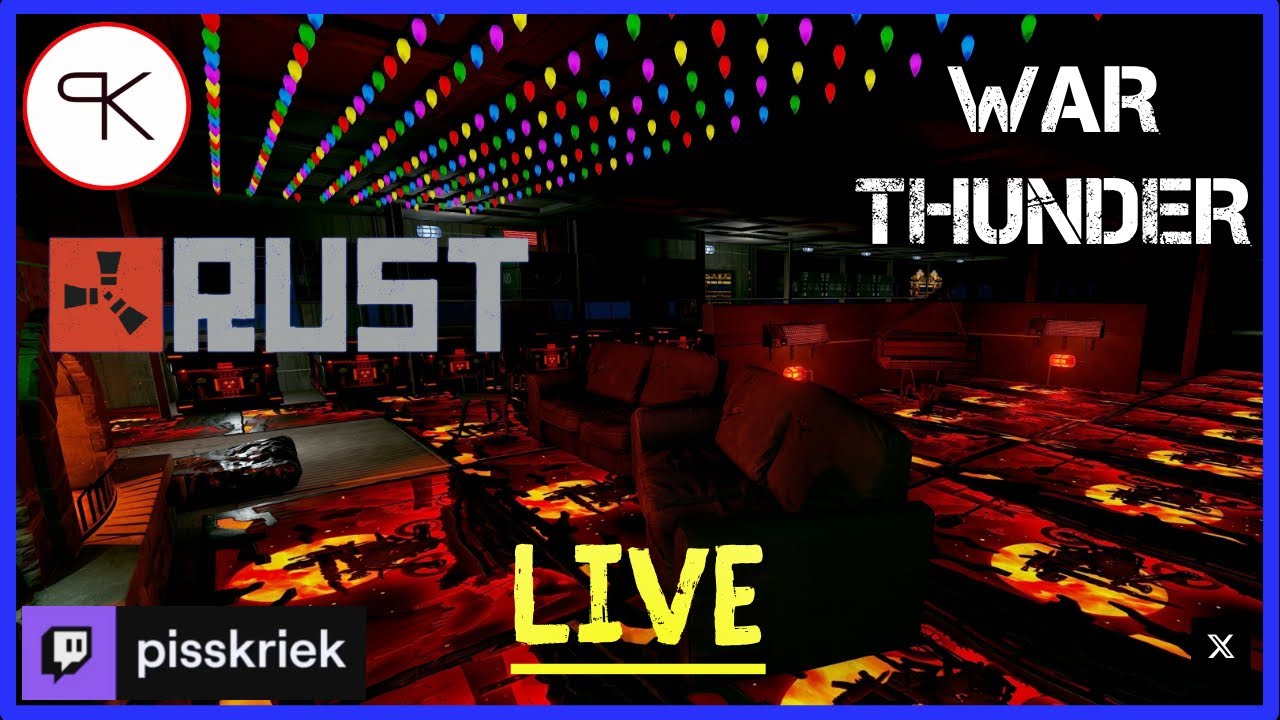 ☢️WAR THUNDER & RUST☢️ #pisskriekgaming #warthunder #rust #rustgame # ...