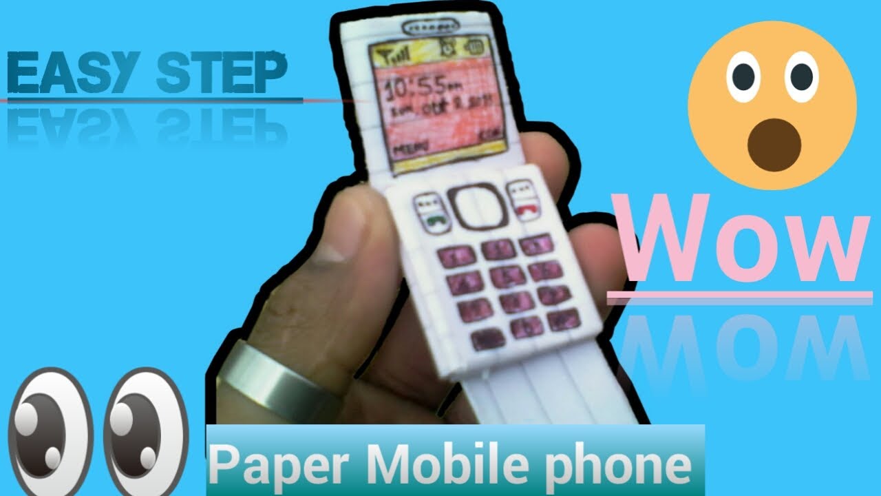 How To Make Mobile Phone Of Paper YouTube how-to-make-mobile-phone-of-paper-youtube