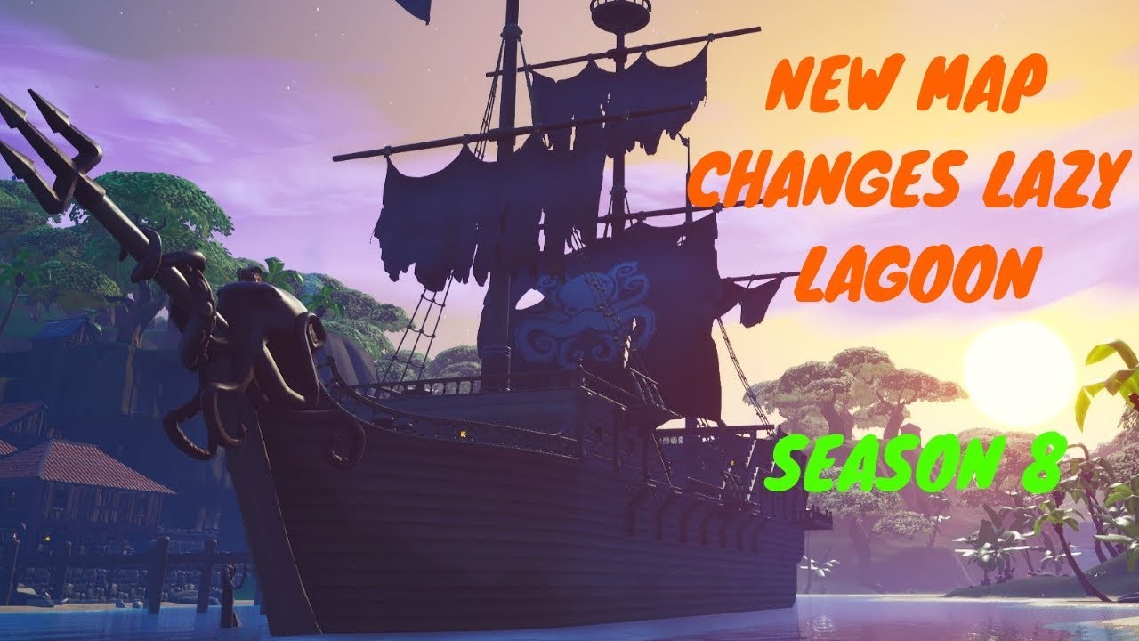 Fortnite - Exploring New Map Changes Lazy Lagoon Map Location - Season ...
