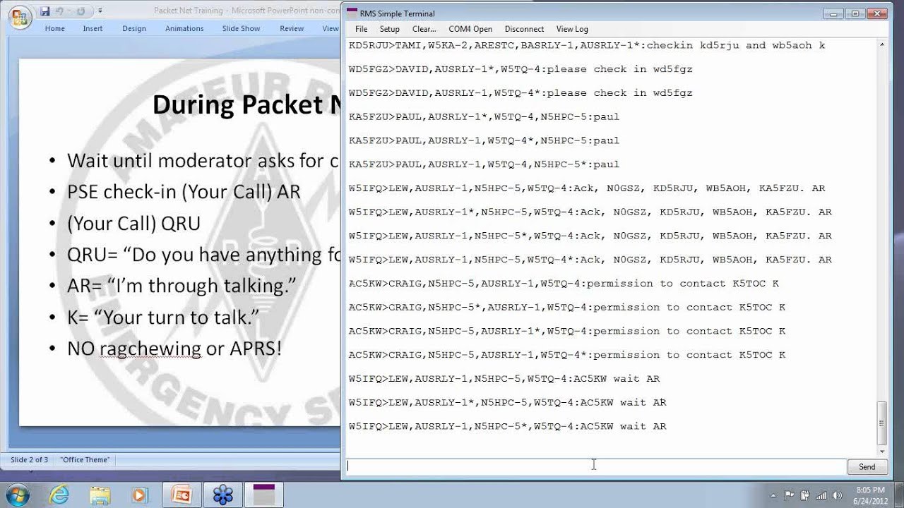 RMS Express Digital (Packet) Net - YouTube