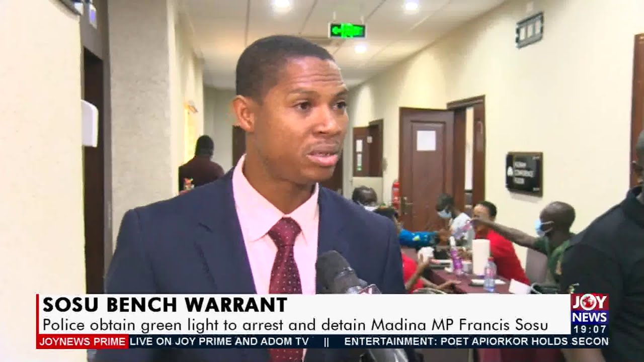 Sosu Bench Warrant: Police obtain green light to arrest and detain ...