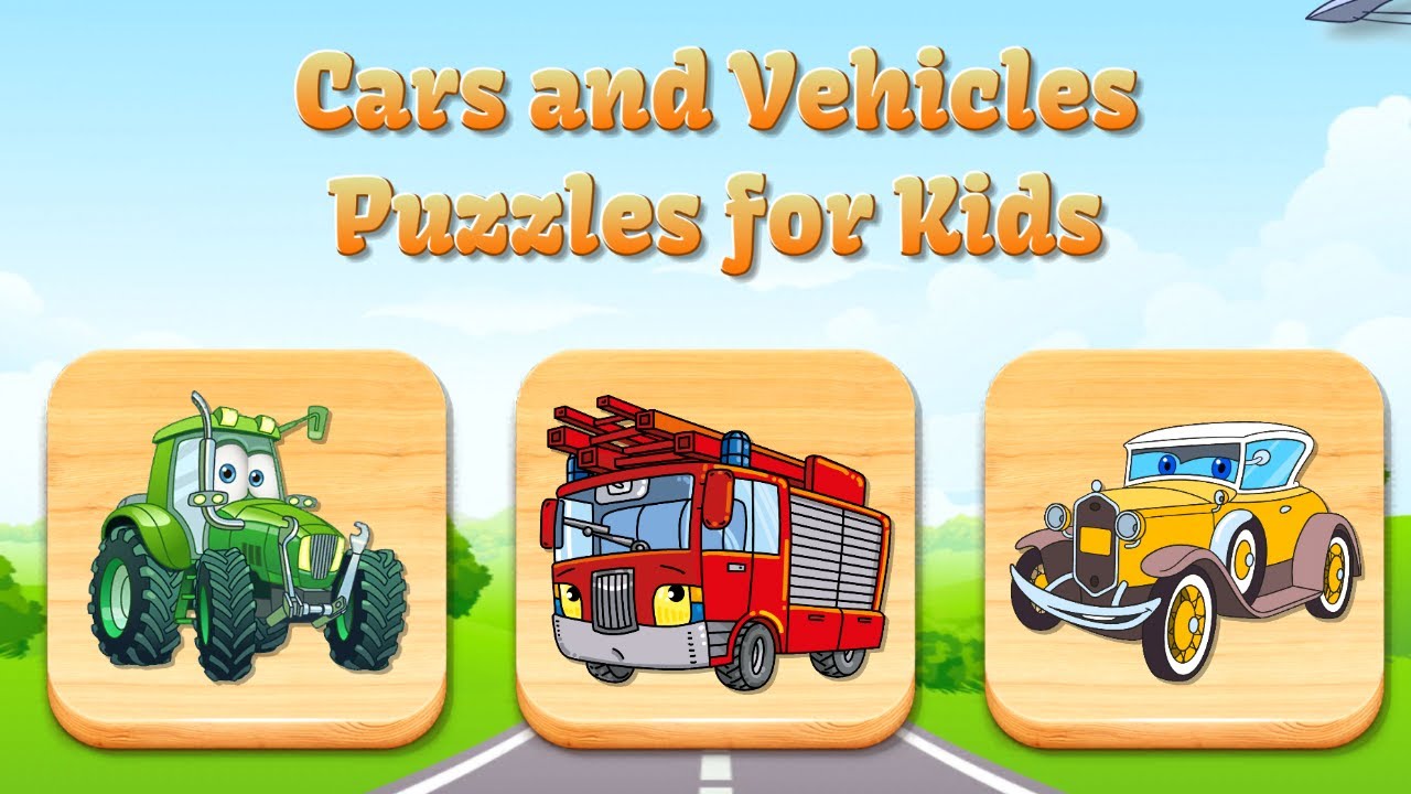 Cars and Vehicles Puzzle l Kids Learning l Fun Toys - YouTube