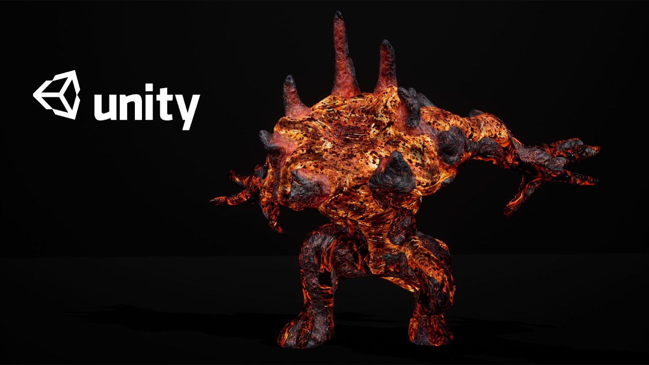 Hell golem defender (Unity engine ready model) - YouTube