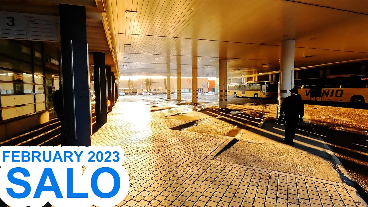 Winter Walking in Salo, Finland - Early February 2023 - YouTube