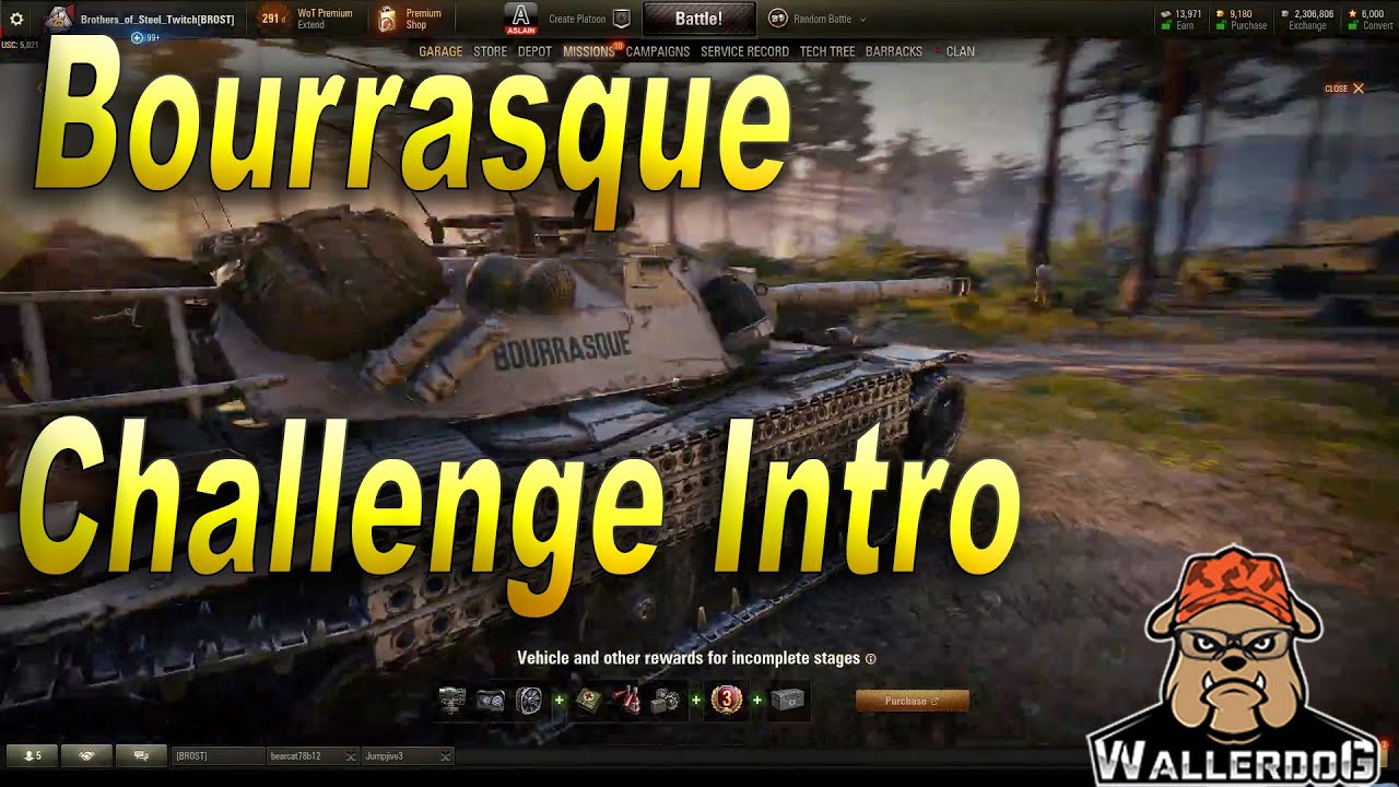 Bourrasque Challenge World of Tanks Intro - YouTube