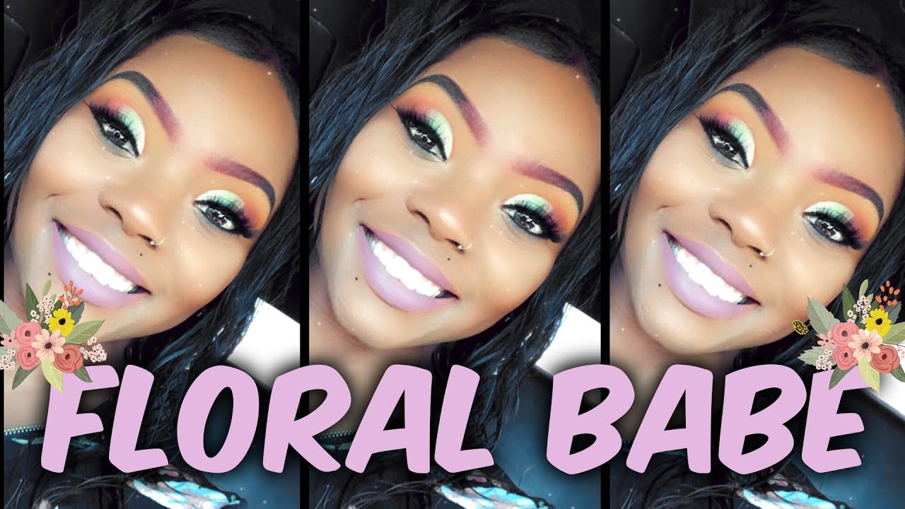 Floral Makeup Tutorial | Take Me Back to Brazil Palette - YouTube