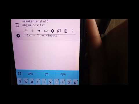 Latihan cara menggunakan python di google colab part 2 - YouTube