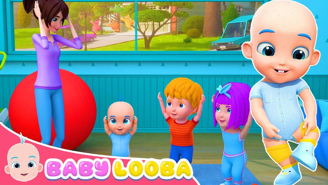Head Shoulders Knees & Toes | Baby Looba #headshoulderskneesandtoes # ...
