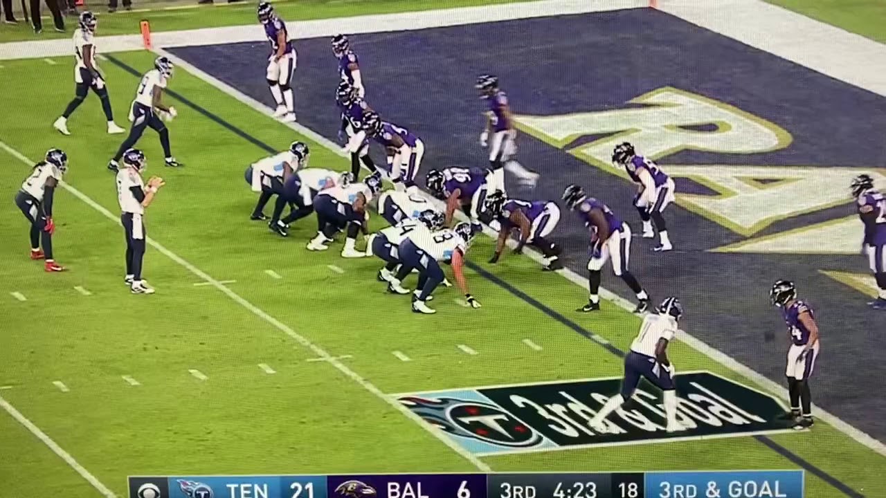 Titans’ Tannehill runs into the end zone against the Ravens. - YouTube