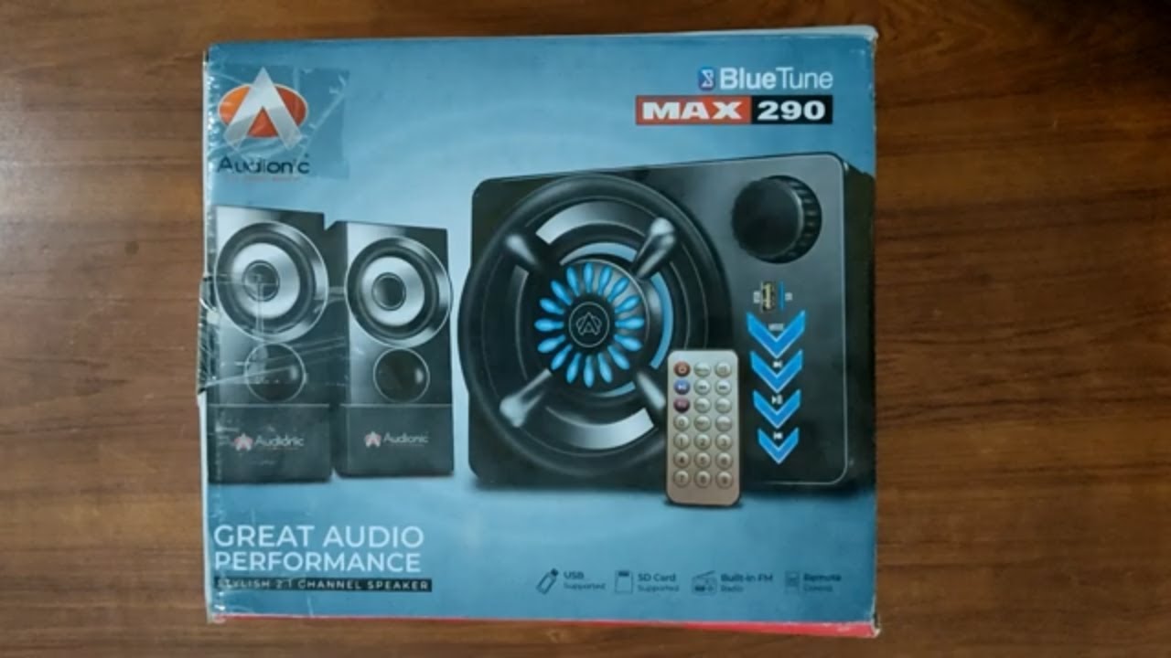 Audionic Max 290 Unboxing and Review | Best Speaker under Rs 3000 ...
