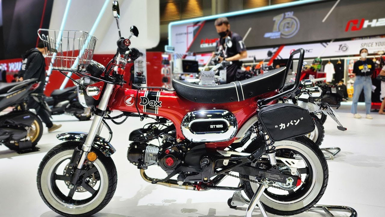 New Honda Dax ST125 Red Custom - YouTube