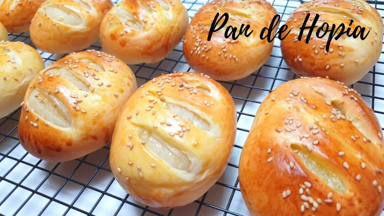 PAN DE HOPIA l HOW TO MAKE HOPIA BREAD l Pinoy juicy bites - YouTube