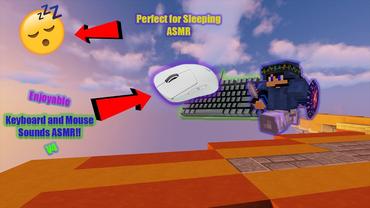 Enjoyable Keyboard and Mouse Sounds ASMR V5 | (Hypixel Bed Wars) - YouTube