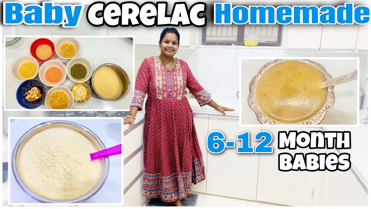 Homemade cerelac baby food recipe | 6+ month babies | No need buy ...
