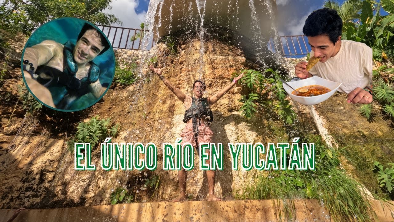 Cenote San Ignacio Chocholá, el único río de Yucatán - YouTube