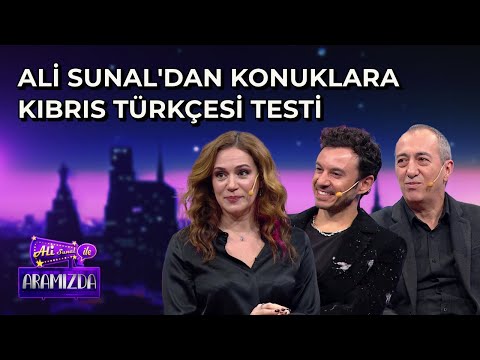 Ali Sunal'dan Konuklara Kıbrıs Türkçesi Testi