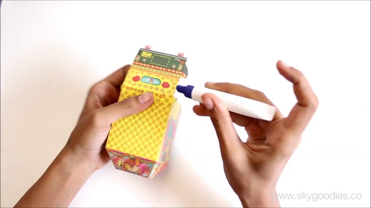 How to make the Sky Goodies DIY Bombay Auto Rickshaw Box- Papercraft ...