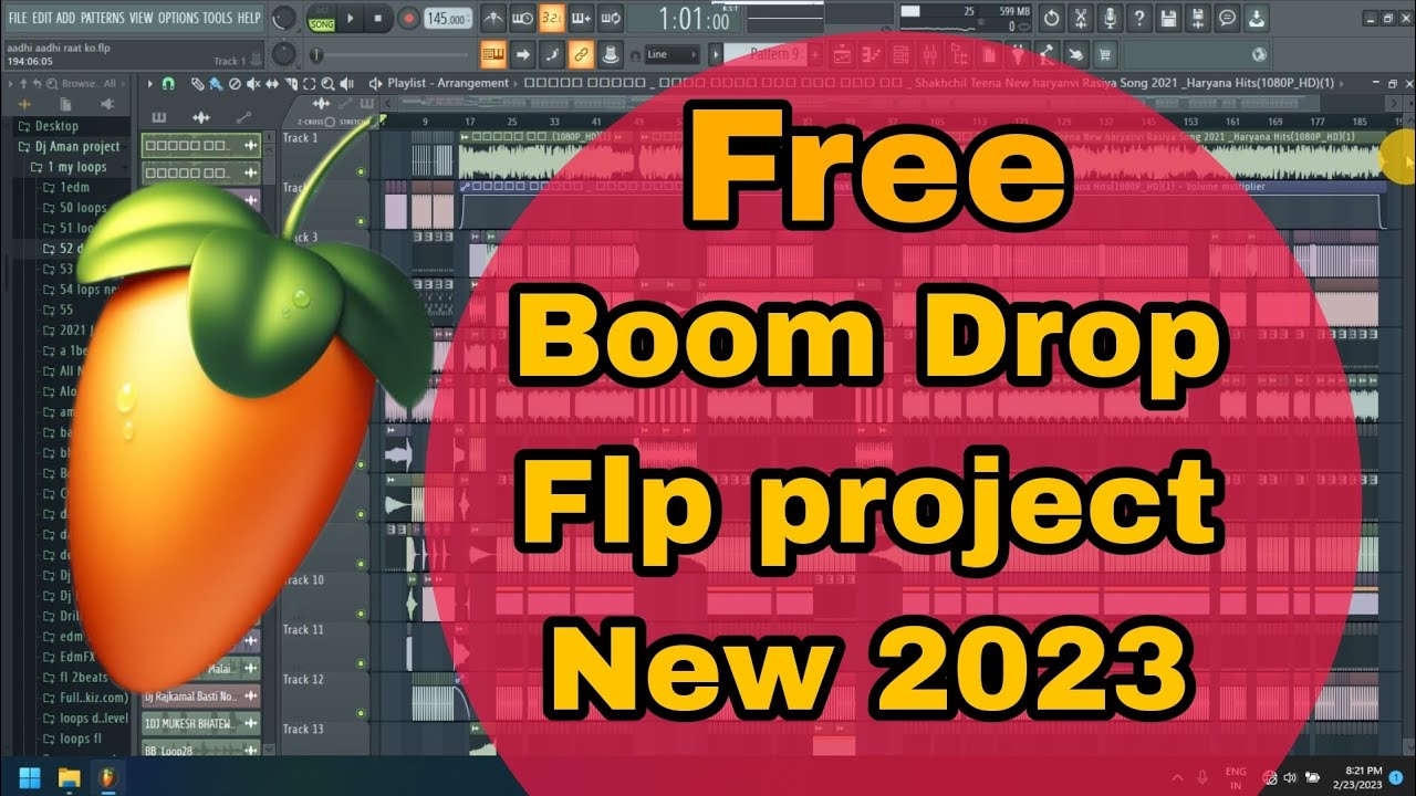 Boom Drop Bass New Free Flp project 2023 Full competition Song Aman ...