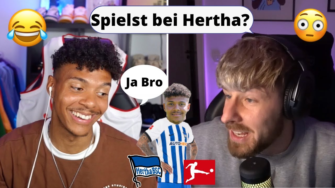 Rewi fragt Willy, ob er bei Hertha BSC in der Bundesliga spielt😳👀😂 ...