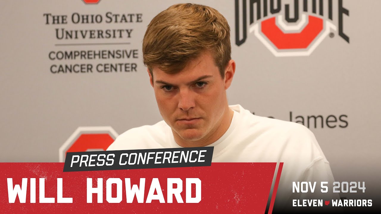 Will Howard reflects on his game against Penn State, his leadership ...