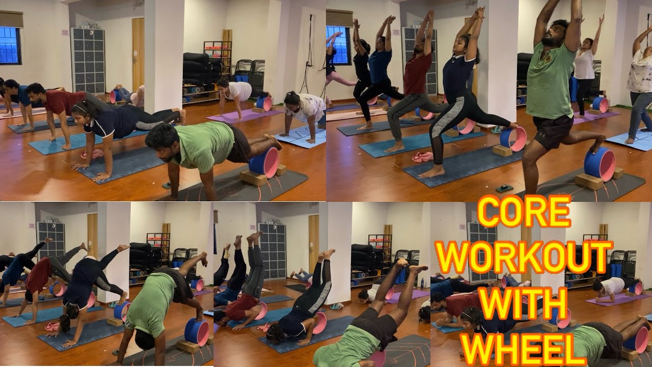 CORE WORKOUT WITH WHEEL - YouTube