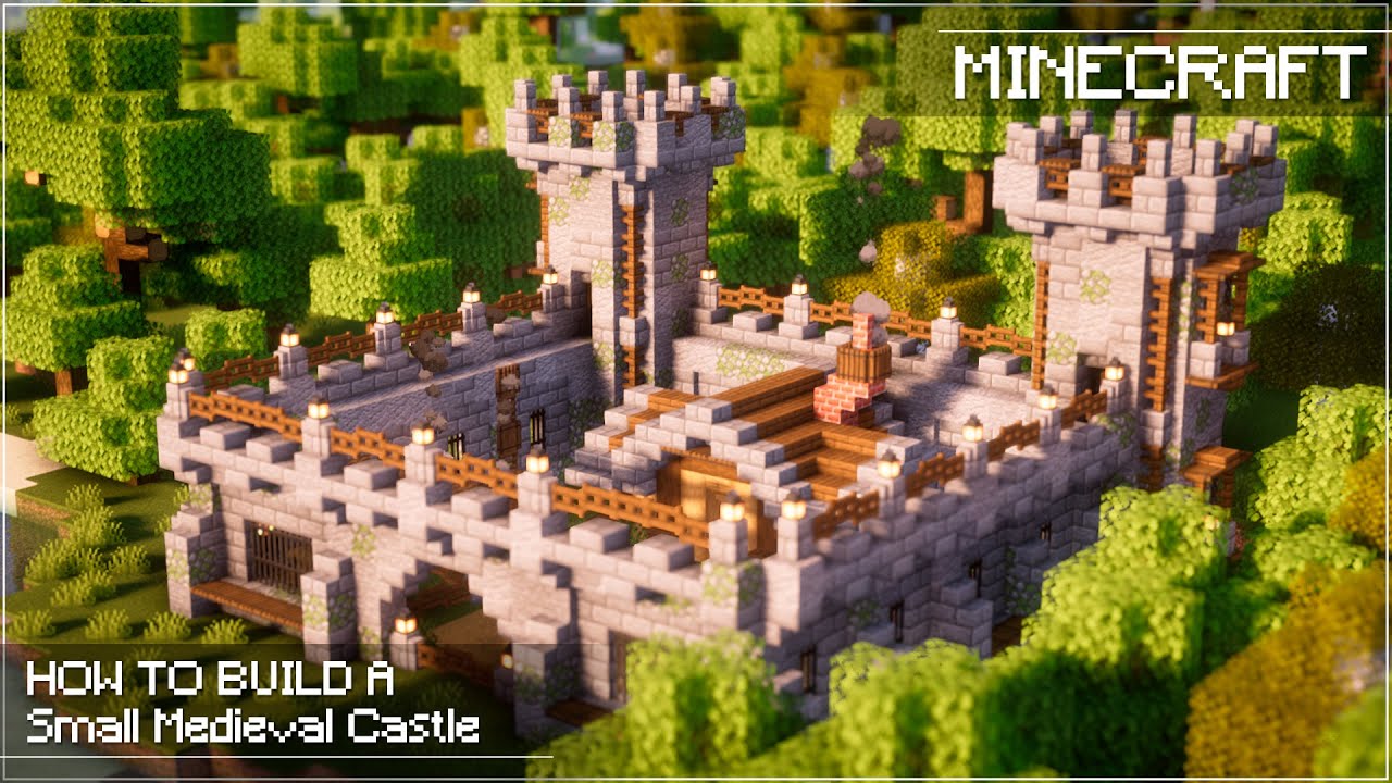 Minecraft 1.21 | How to Build a Small Medieval Castle | Tutorial - YouTube