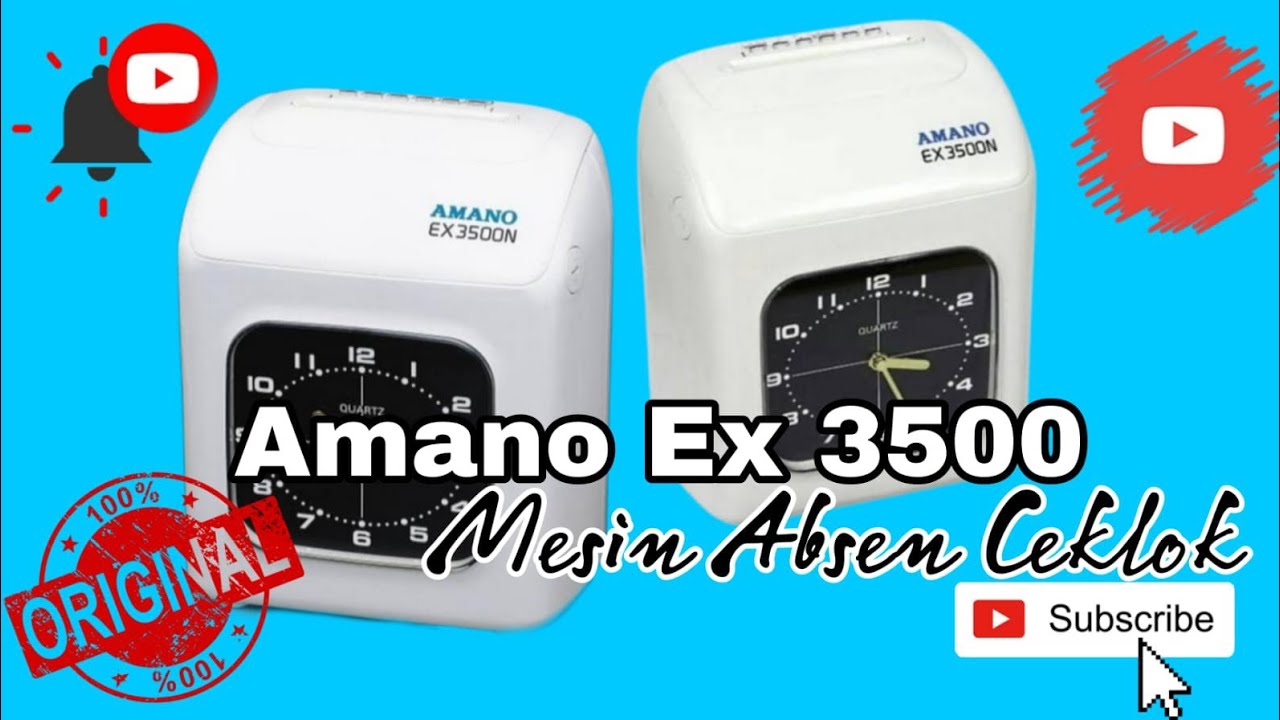 Tutorial Setting Amano 3500N - YouTube