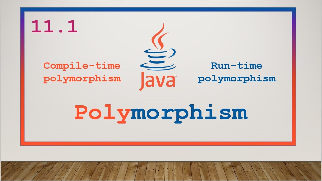 11.1 Polymorphism in Java (Concept) Urdu/Hindi - YouTube