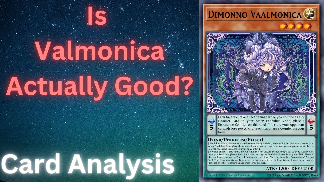 Yu-gi-oh Is Valmonica Actually Good? Card Analysis - YouTube